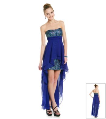 UPC 887873385034 - Hailey Logan Juniors' Sequin High-low Dress | upcitemdb.com