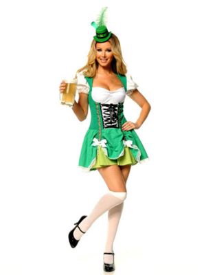 Womens Sexy Irish Lass Costume Livefly