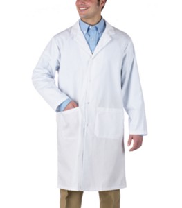 AMP_CA | Premium Uniform Snap-Front Lab Coat - 2 pockets