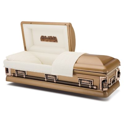 A37 Provincial Gold Metal Casket - Batesville