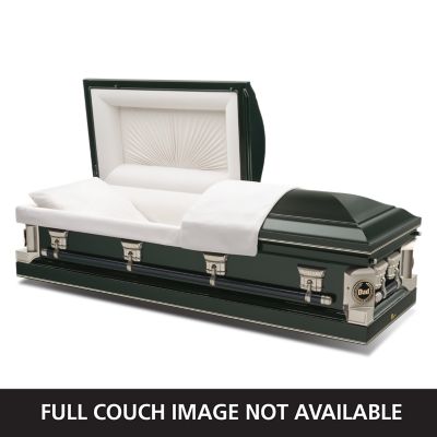 M39 Huntington Green Full Couch Metal Casket - Batesville