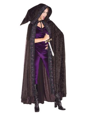 Full Length Hooded Cape Adult Costume | Pixocero