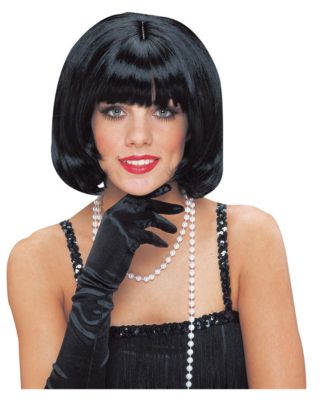 Adult Deluxe Black Super Model Wig | Pixonu