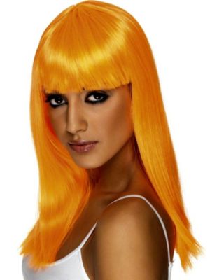 Wig: Neon Orange Glamourama – Lanti