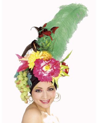 Floral Tropical Fruit Hat For Adults | Pixonu