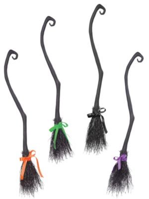Witch’s Fancy Broom With Ribbons | Pixonu