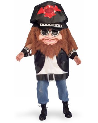 Adult Supersized Biker Costume | Jumpzoom