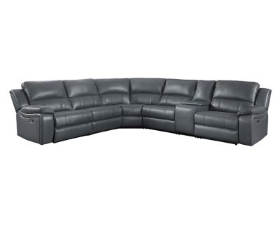 Furniture row leather sectional store