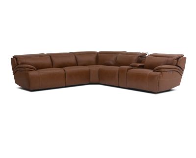 Furniture row leather sectional store