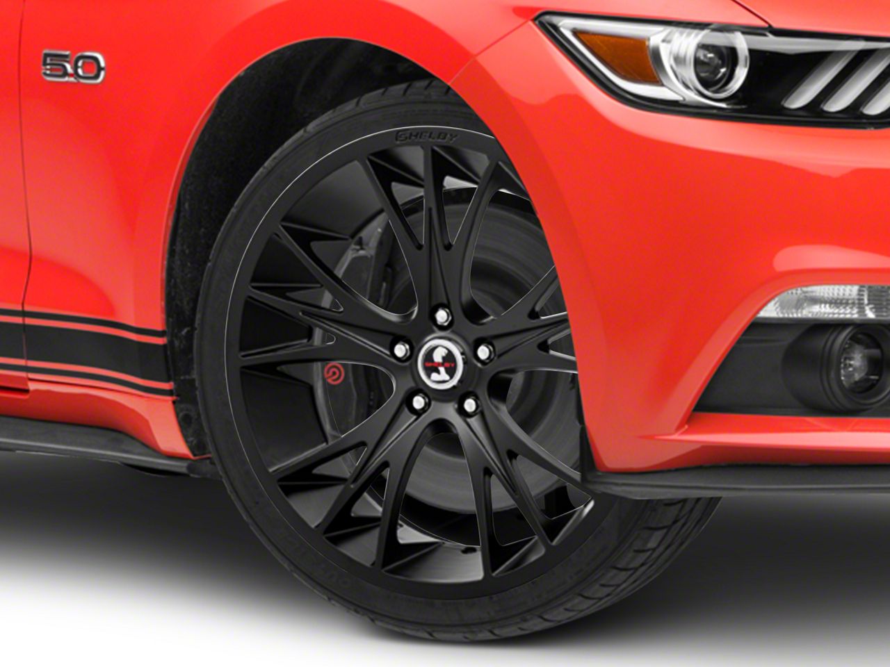Shelby Matte Black CS1 Mustang Wheel - 20x11 33907 (15-17 All) - Free ...