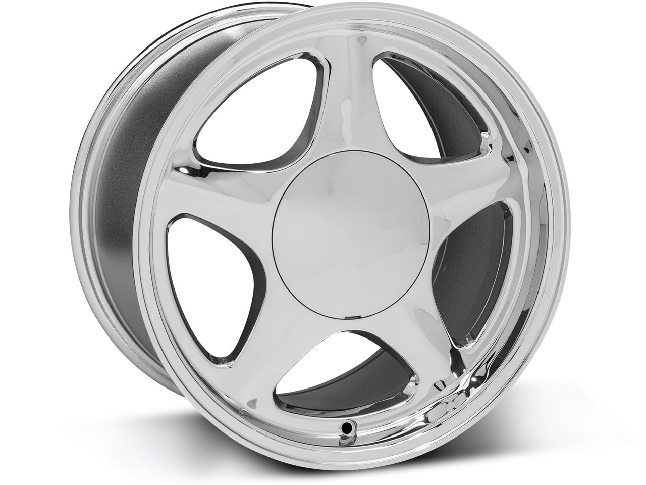 Chrome Pony Mustang Wheel - 17x10 (87-93; Excludes 93 Cobra) - Free ...