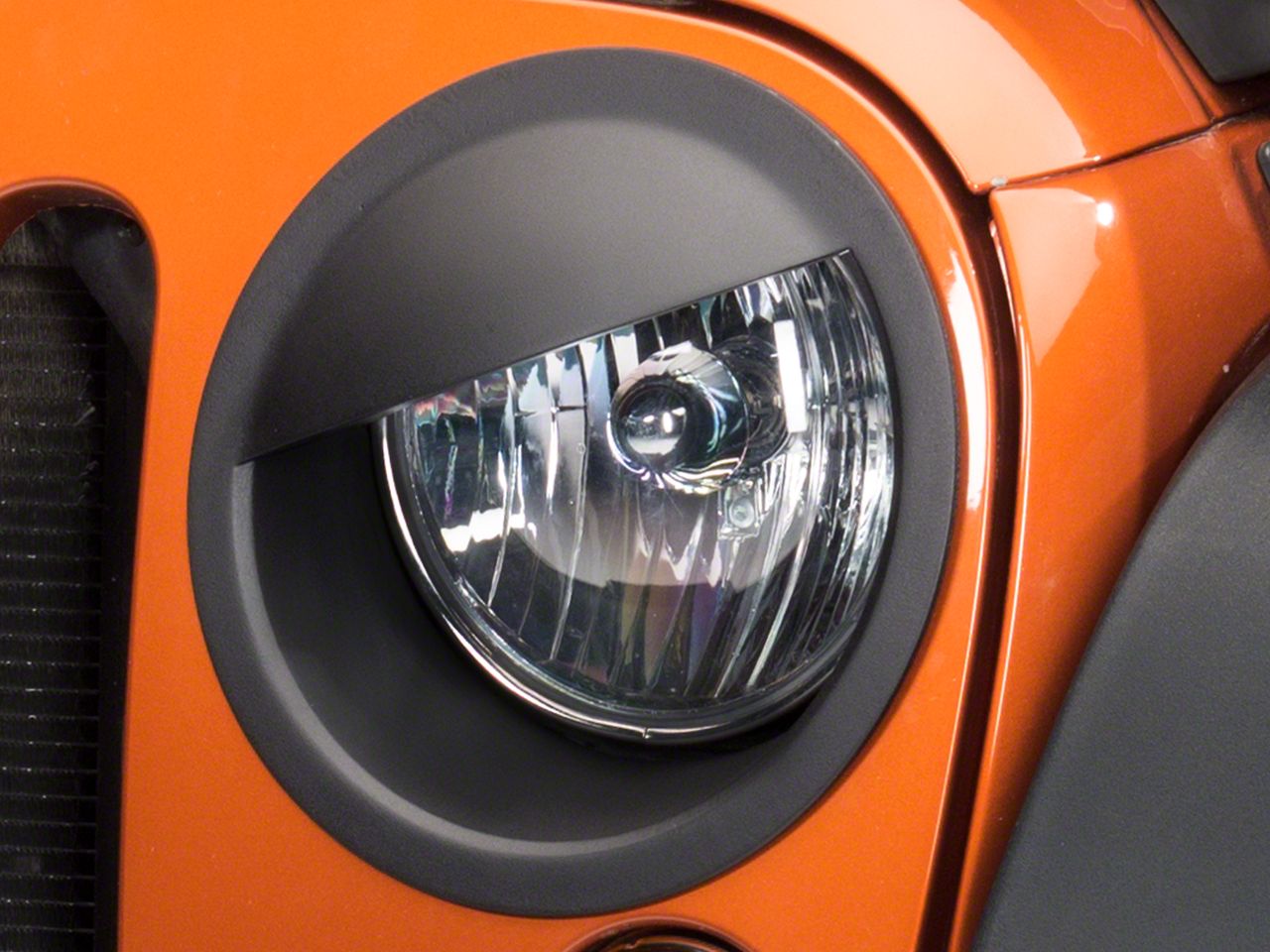 RedRock 4x4 Wrangler Angry Eyes Headlight Conversion J100733 (07-17 ...