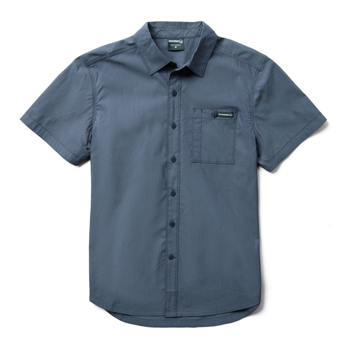 Grayson II Short Sleeve Chambray Shirt - Shirts | Wolverine Footwear
