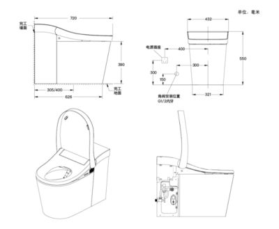 星朗智能座便器科勒白S305EX_智能座便器_卫浴产品_科勒kohler卫浴官网