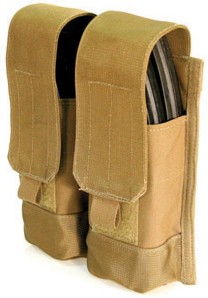 Blackhawk S.T.R.I.K.E./MOLLE Double AK-47 Mag Pouch, Holds 4 Mags