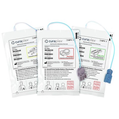 Curaplex Multifunction Defibrillator Pads with Zoll Connector